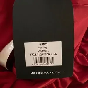Mistress Rocks | Dresses | New Mistress Rocks Halter Dress Cranberry ...